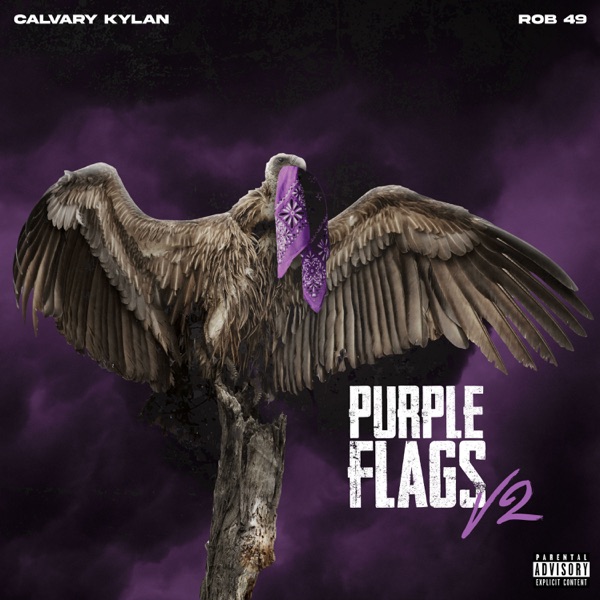 Purple Flags V2 by Calvary Kylan & Rob49 (Single, Gangsta Rap): Reviews ...