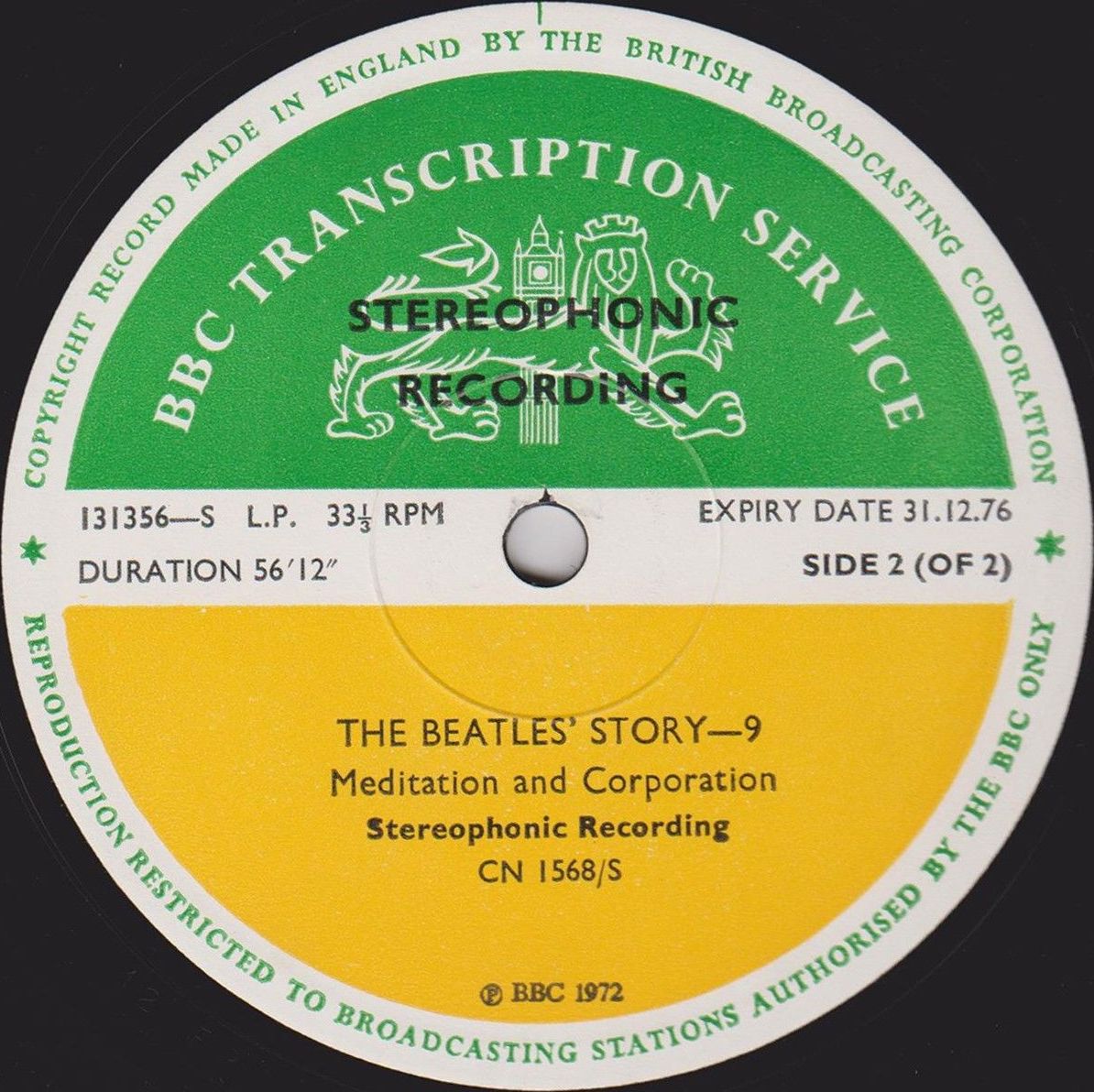 The Beatles Story [BBC Radio Parts 9 & 10] by The Beatles (Additional ...