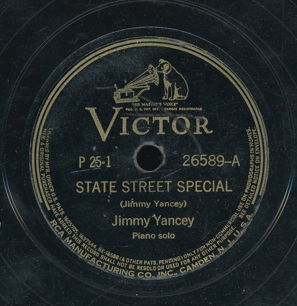 State Street Special / Yancey Stomp by Jimmy Yancey (Single, Boogie ...