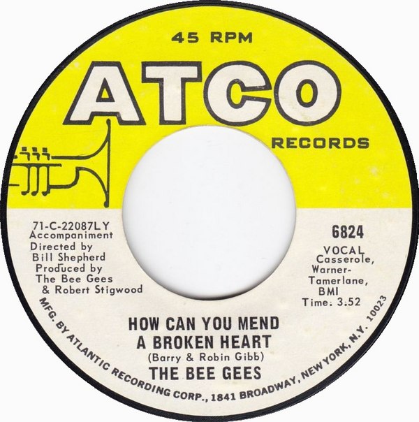 How Can You Mend a Broken Heart / Country Woman by The Bee Gees (Single ...