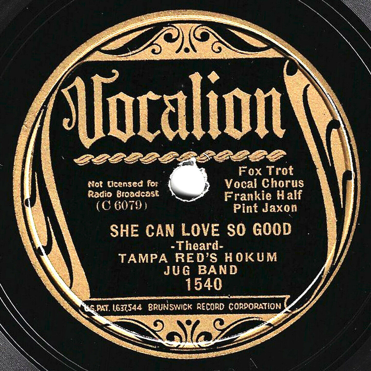 You Rascal You / She Can Love So Good by Tampa Red (Single; Vocalion ...