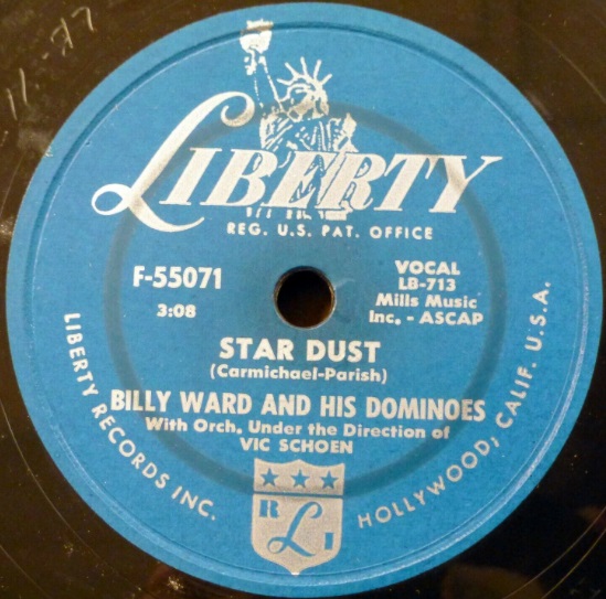 Star Dust / Lucinda by Billy Ward and His Dominoes (Single, Doo-Wop ...