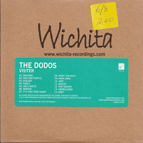 Visiter by The Dodos (Album; Wichita; WEBB170CDP): Reviews, Ratings ...