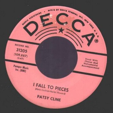 I Fall to Pieces / Lovin' in Vain by Patsy Cline (Single, Nashville ...