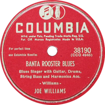 Banta Rooster Blues / House Lady Blues by Big Joe Williams (Single ...