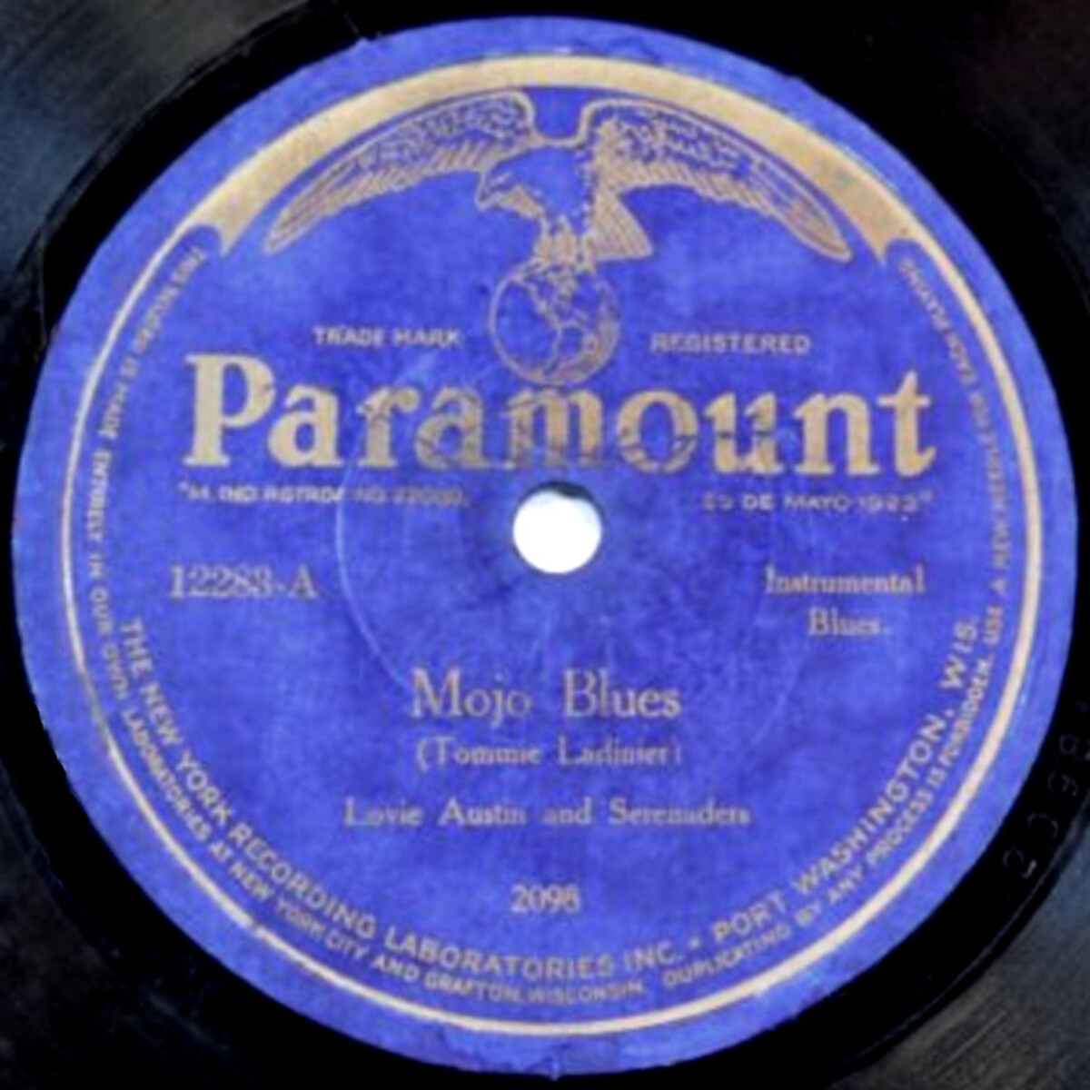 Mojo Blues / Heebie Jeebies by Lovie Austin and Serenaders (Single ...