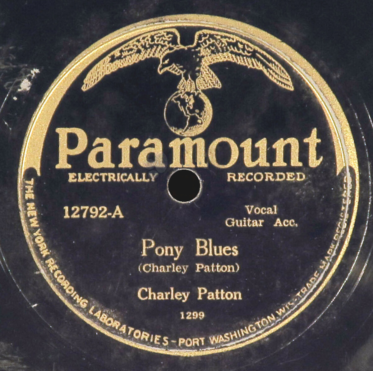 Pony Blues / Banty Rooster Blues by Charley Patton (Single, Delta Blues ...