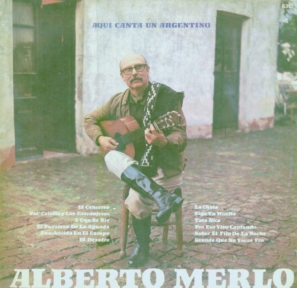 Aquí canta un argentino by Alberto Merlo (Album; EMI; 6313): Reviews ...