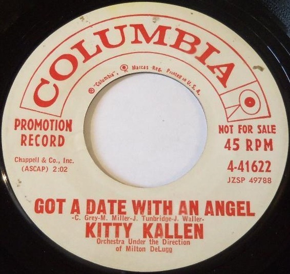 Got a Date With an Angel / Always in My Heart by Kitty Kallen (Single ...