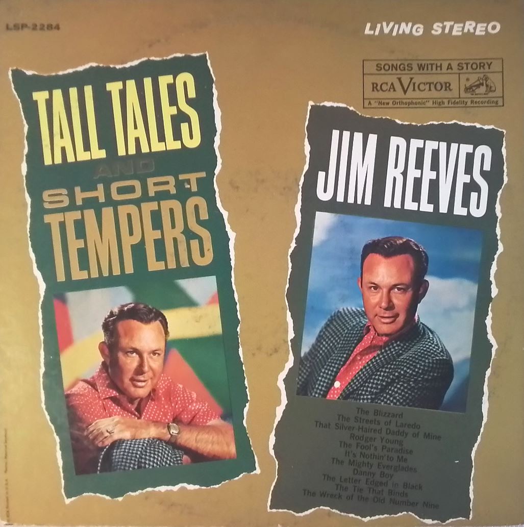 Tall Tales and Short Tempers by Jim Reeves (Album; RCA Victor; LSP-2284 ...