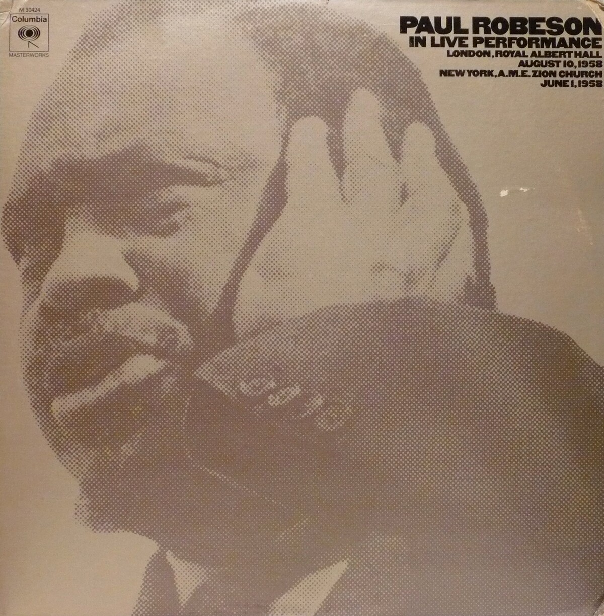 In Live Performance by Paul Robeson (Album): Reviews, Ratings, Credits ...