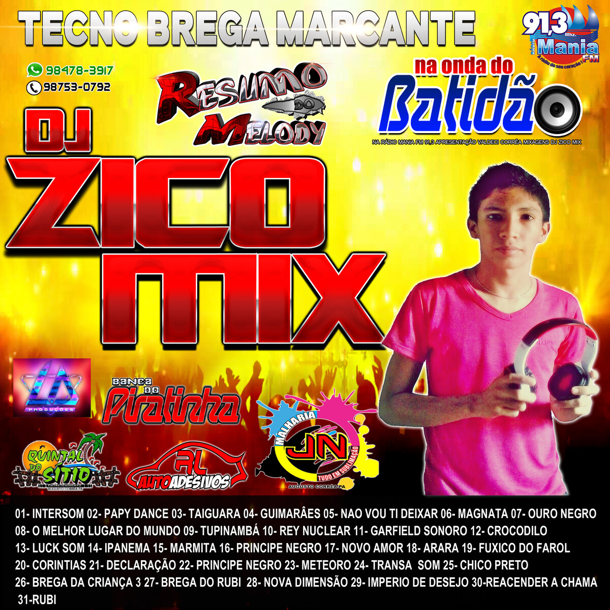 Tecno Brega Marcant By Dj Zico Mix Mixtape Reviews Ratings Credits