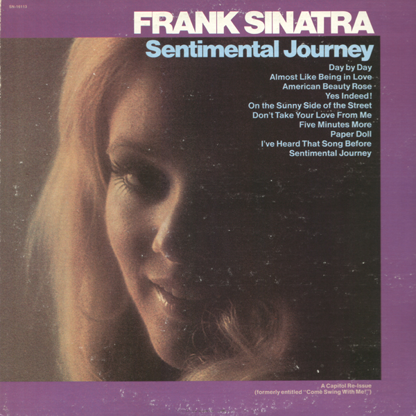 Sentimental Journey by Frank Sinatra (Album; Capitol; SN-16113 ...