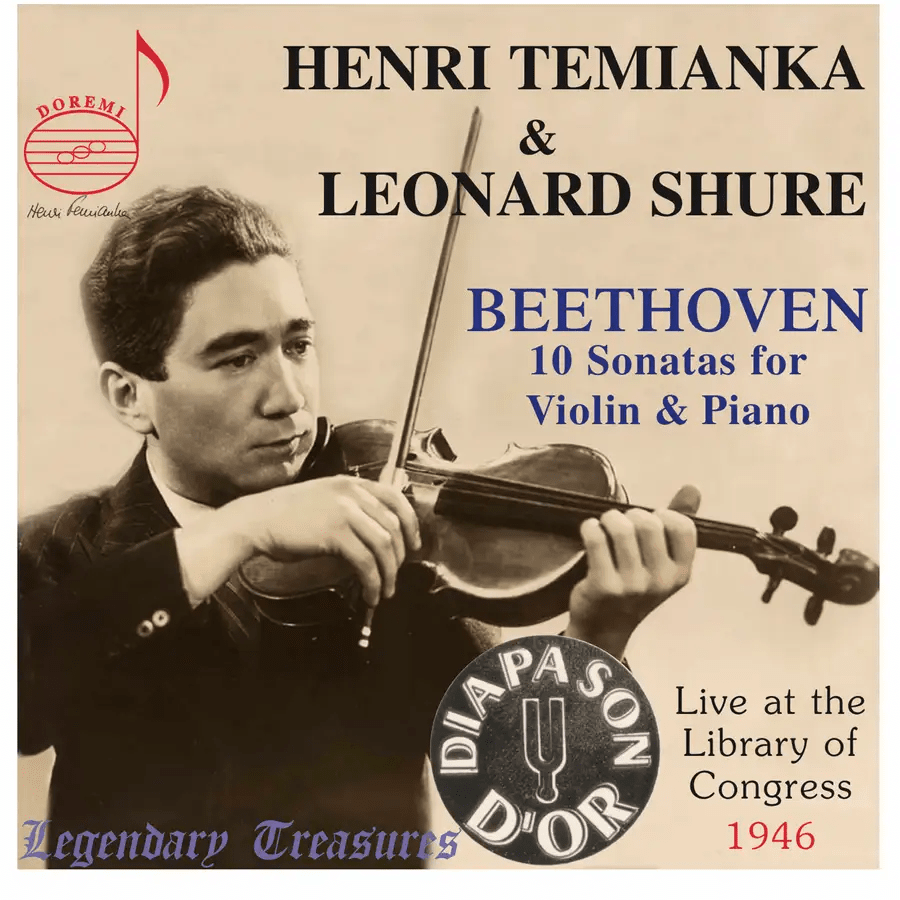 10 Sonatas for Violin & Piano by Leonard Shure / Henri Temianka (Album ...