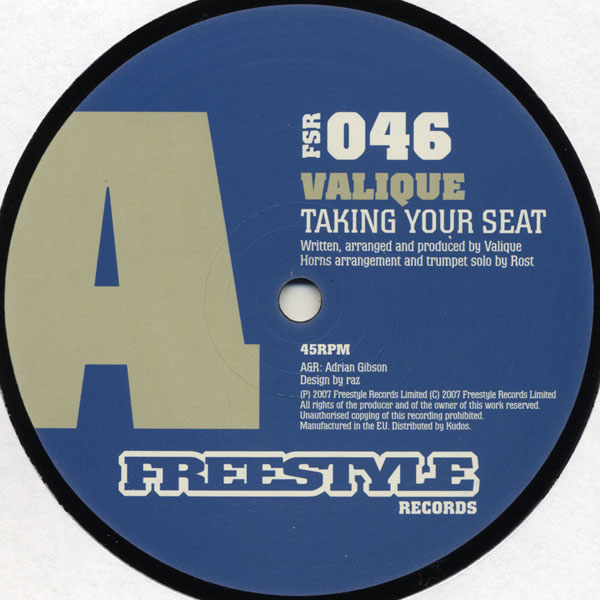 Taking Your Seat by Valique (Single): Reviews, Ratings, Credits, Song list - Rate Your Music