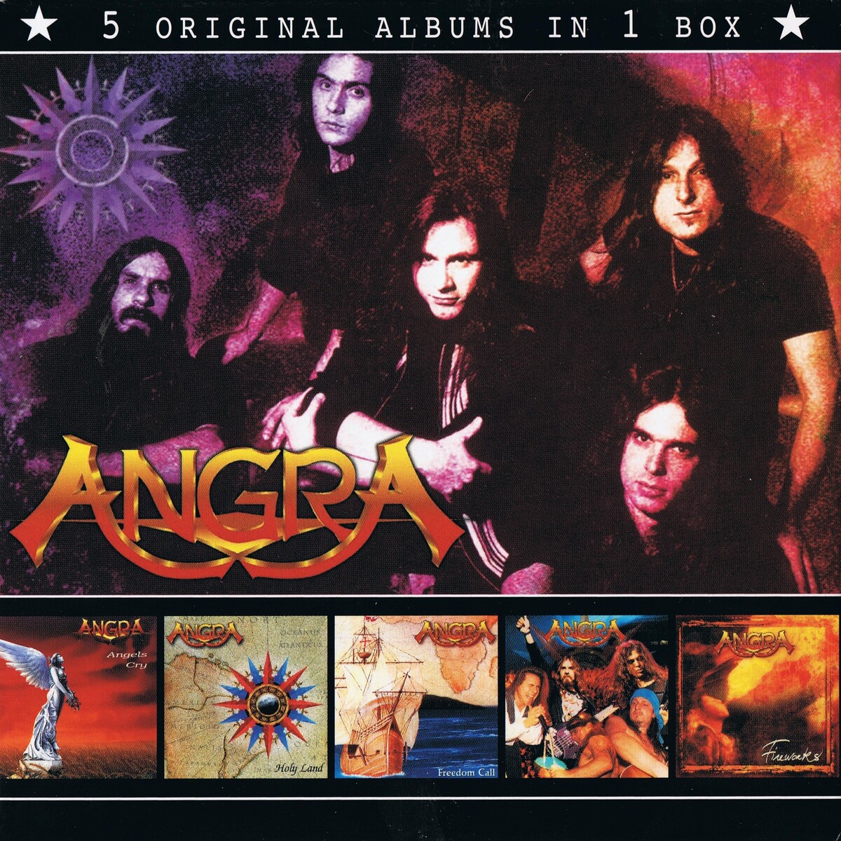 5 Original Albums in 1 Box by Angra (Compilation, Power Metal): Reviews ...