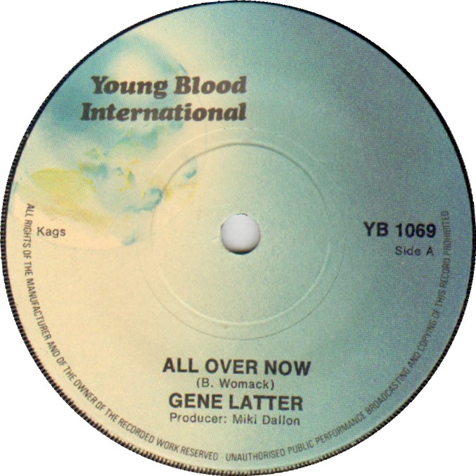 All Over Now / Annie's Place by Gene Latter (Single, Blue-Eyed Soul ...