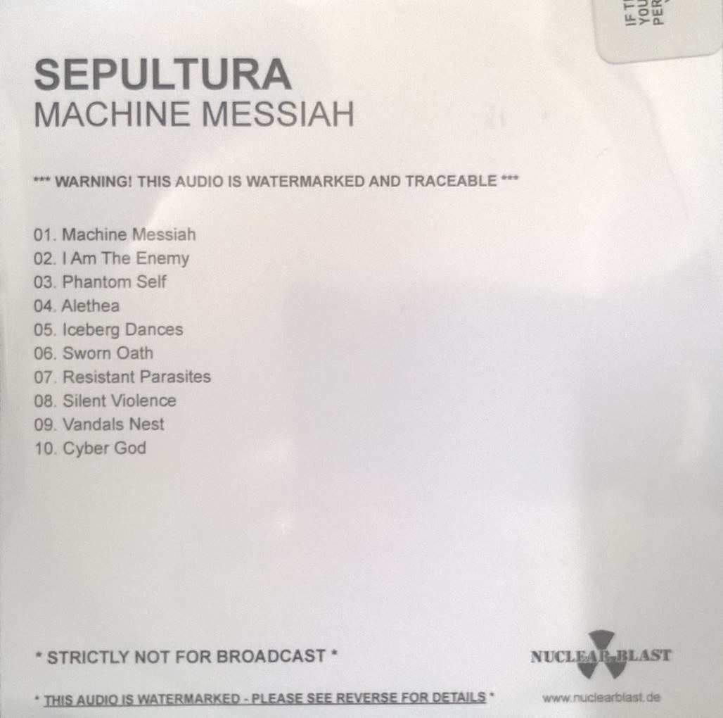 Machine Messiah by Sepultura (Album; Nuclear Blast; n/a): Reviews ...