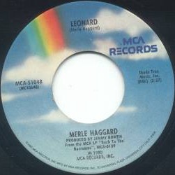 Leonard / Our Paths May Never Cross by Merle Haggard (Single, Country ...