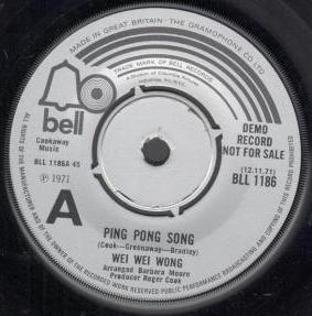 Ping Pong Song / This Is My Life by Wei Wei Wong (Single, Bubblegum ...