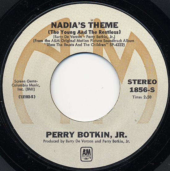 Nadia's Theme (The Young and the Restless) by Perry Botkin, Jr. (Single ...