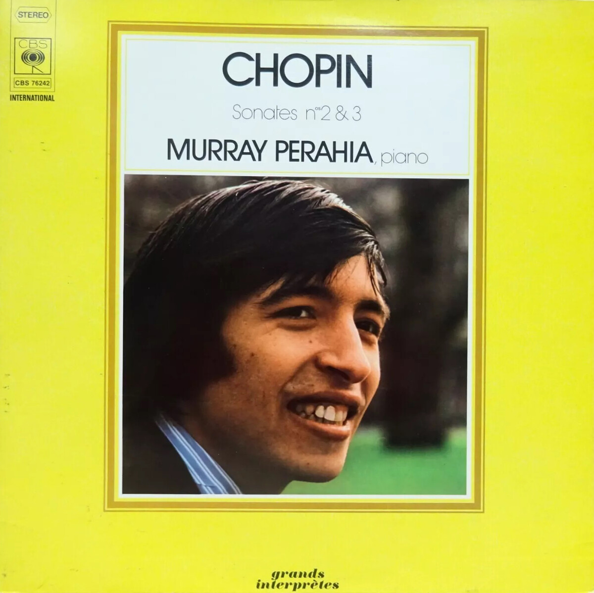 Sonates N° 2 & 3 by Frédéric Chopin / Murray Perahia (Album; CBS; CBS ...
