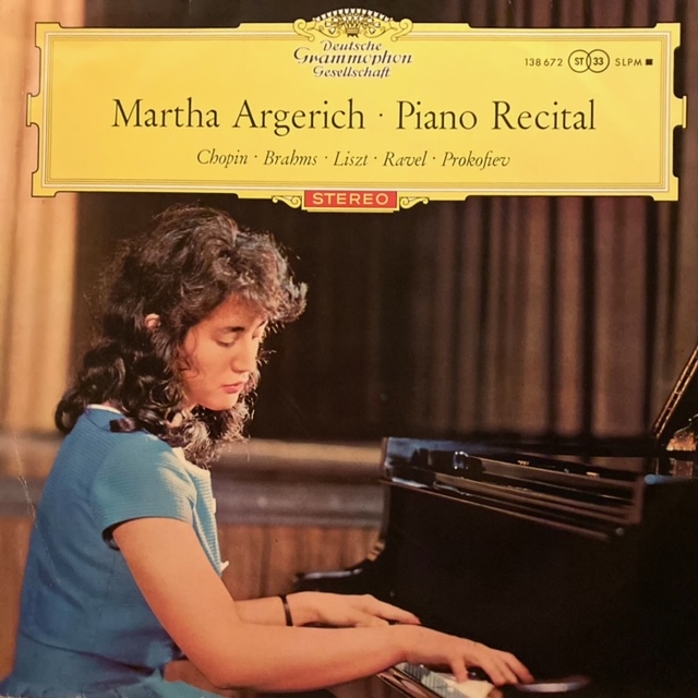 Piano Recital by Martha Argerich (Album; Deutsche Grammophon; SLPM 138 ...