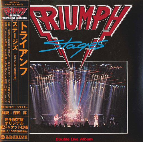Stages by Triumph (Album; AMR Archive; AIRAC-1435/6): Reviews, Ratings ...