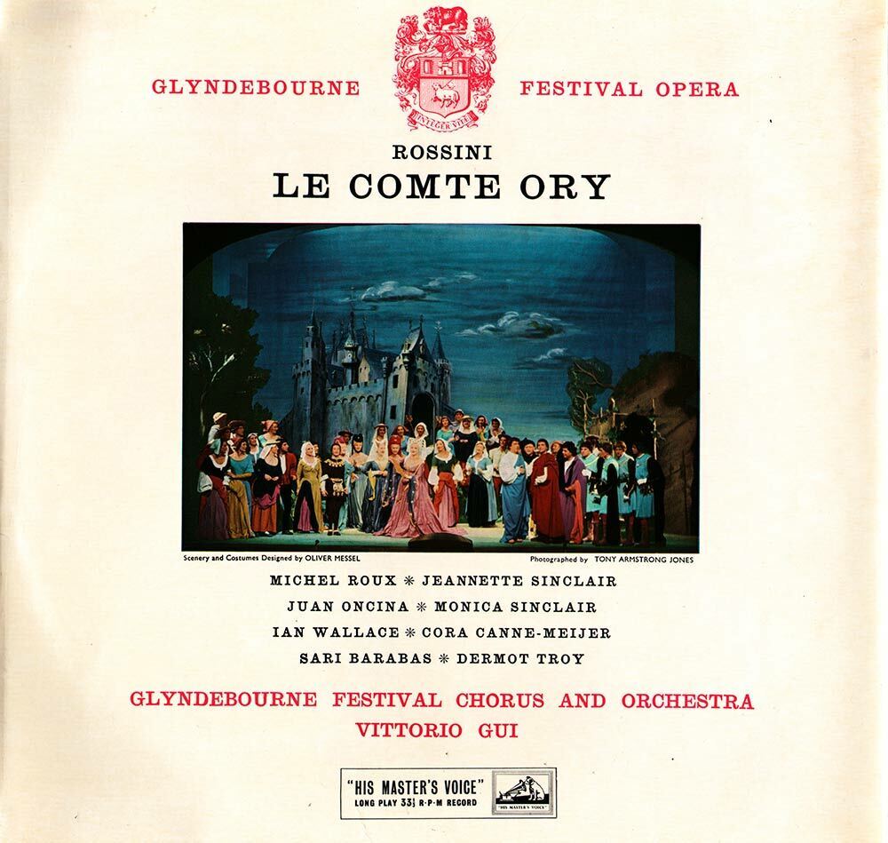 Le comte Ory by The Glyndebourne Chorus / Glyndebourne Festival Orchestra / Vittorio Gui ...