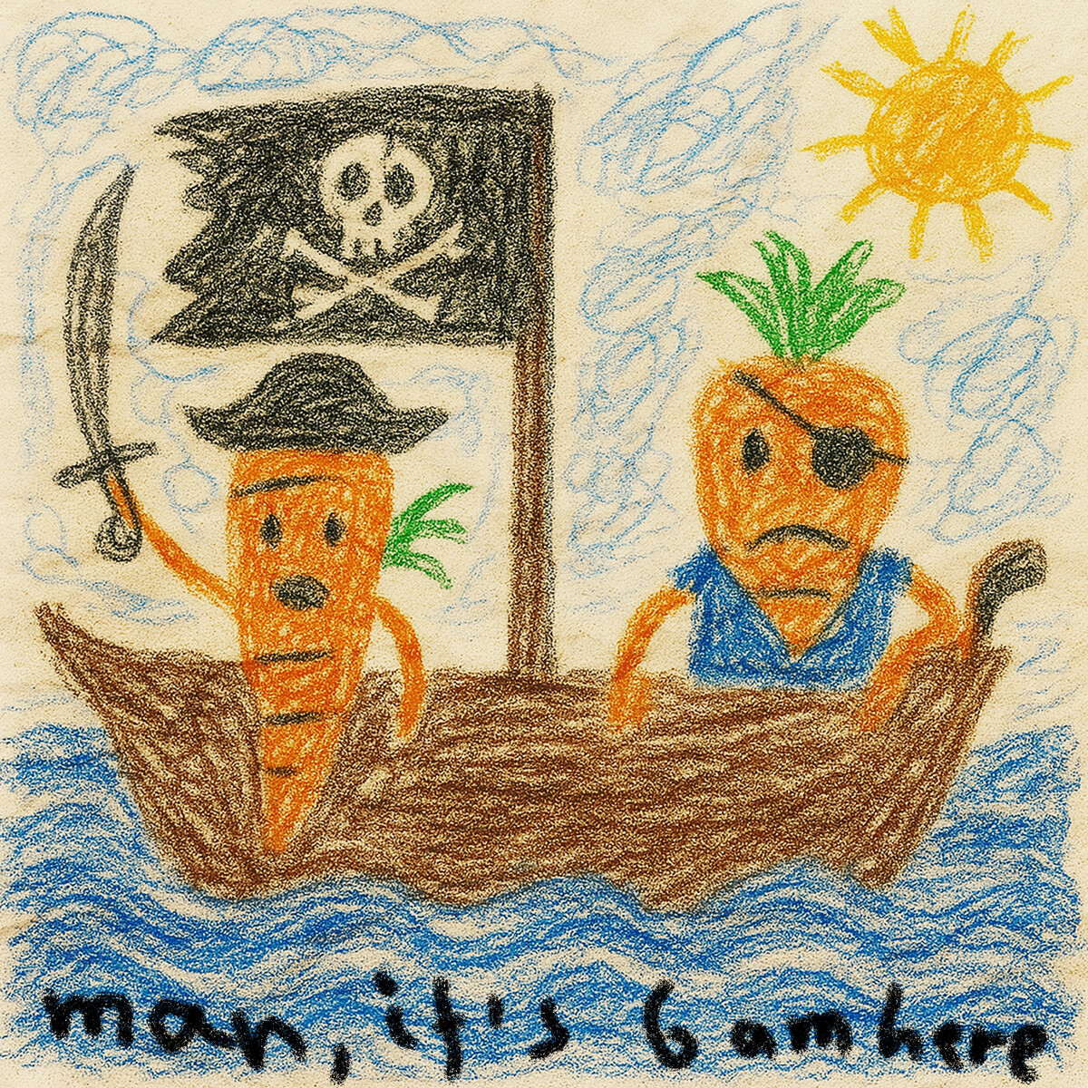 Man, It's 6 AM Here by Human-powered carrot machine (Album): Reviews ...