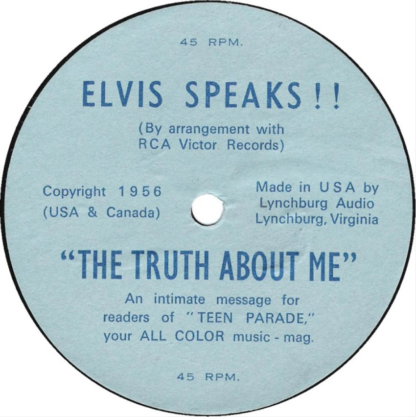 The Truth About Me by Elvis Presley (Additional release): Reviews ...