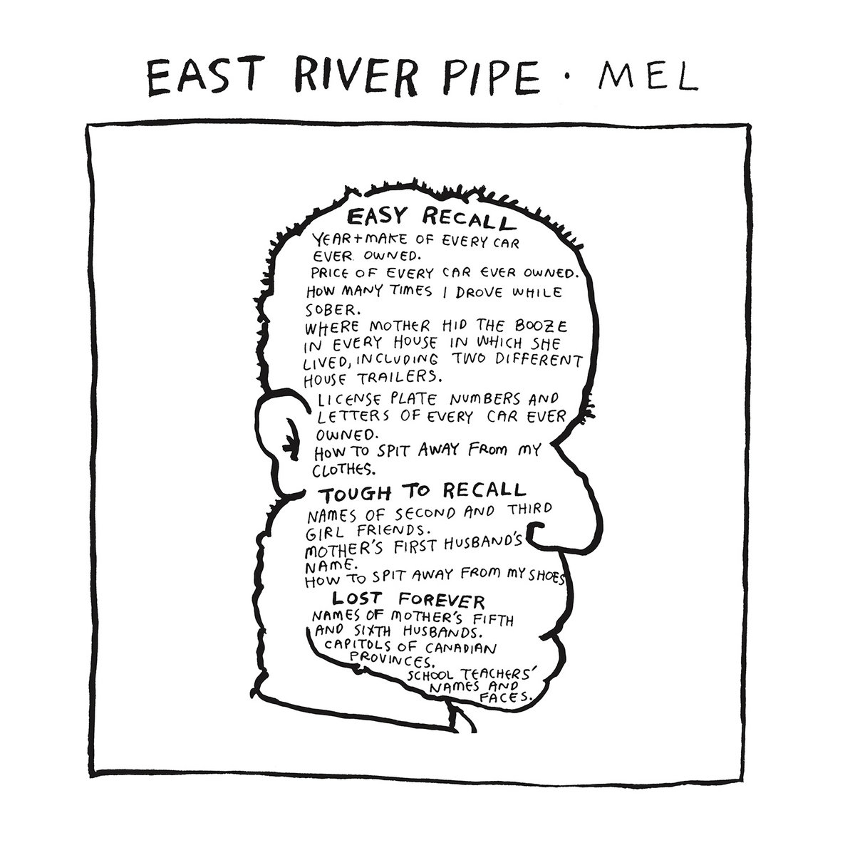 Mel [white vinyl] by East River Pipe (Album): Reviews, Ratings, Credits ...