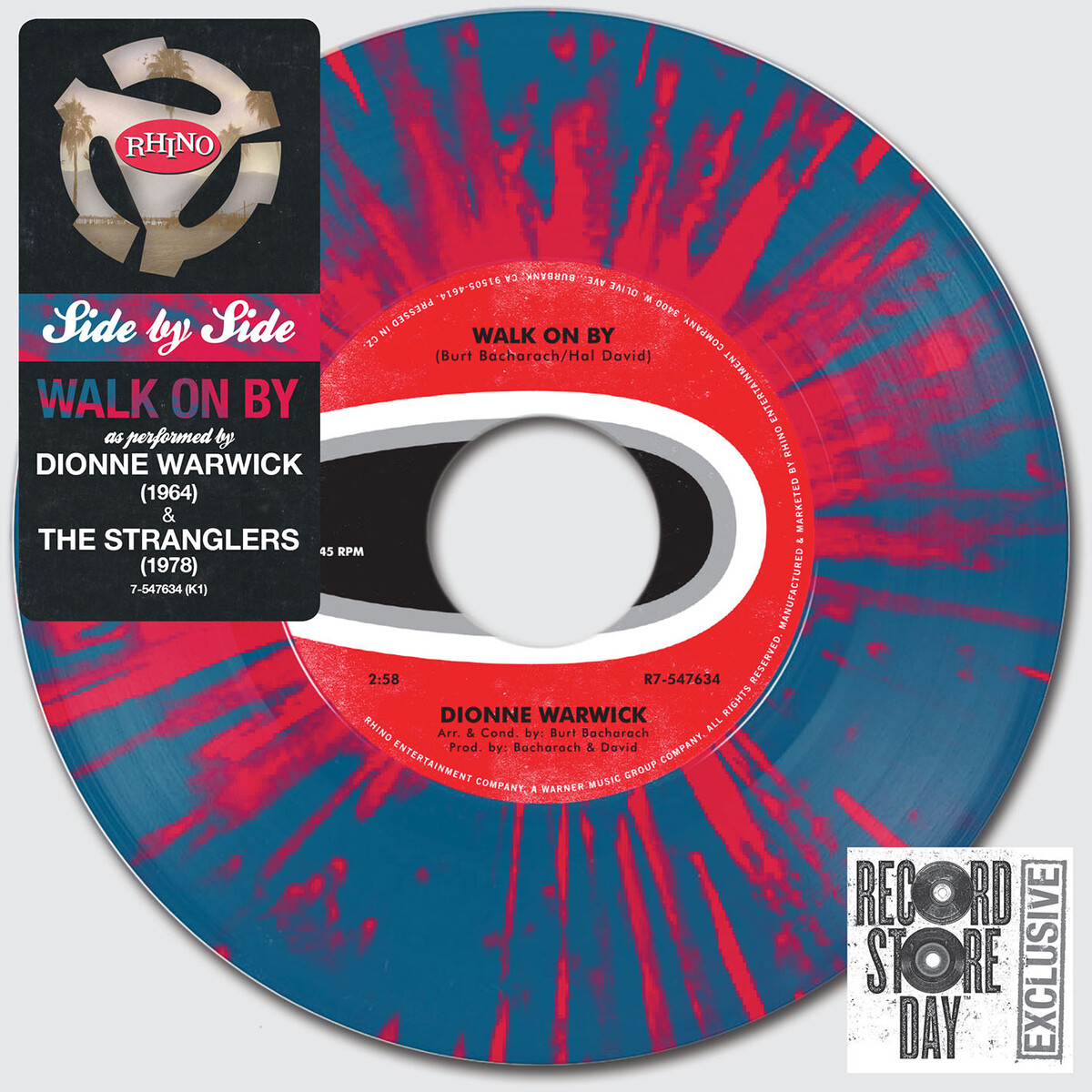 Walk On By by Dionne Warwick / The Stranglers (Single, New Wave ...