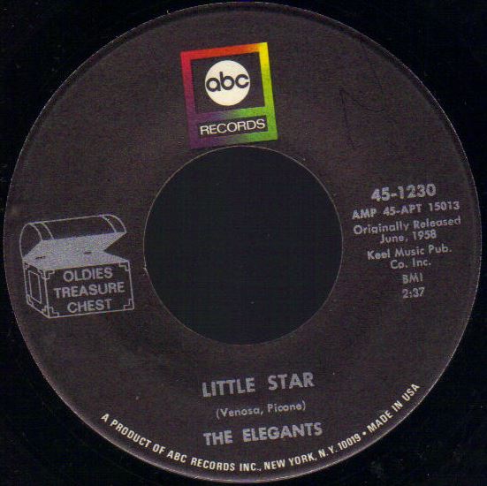 Born Too Late / Little Star by Poni-Tails / The Elegants (Single ...