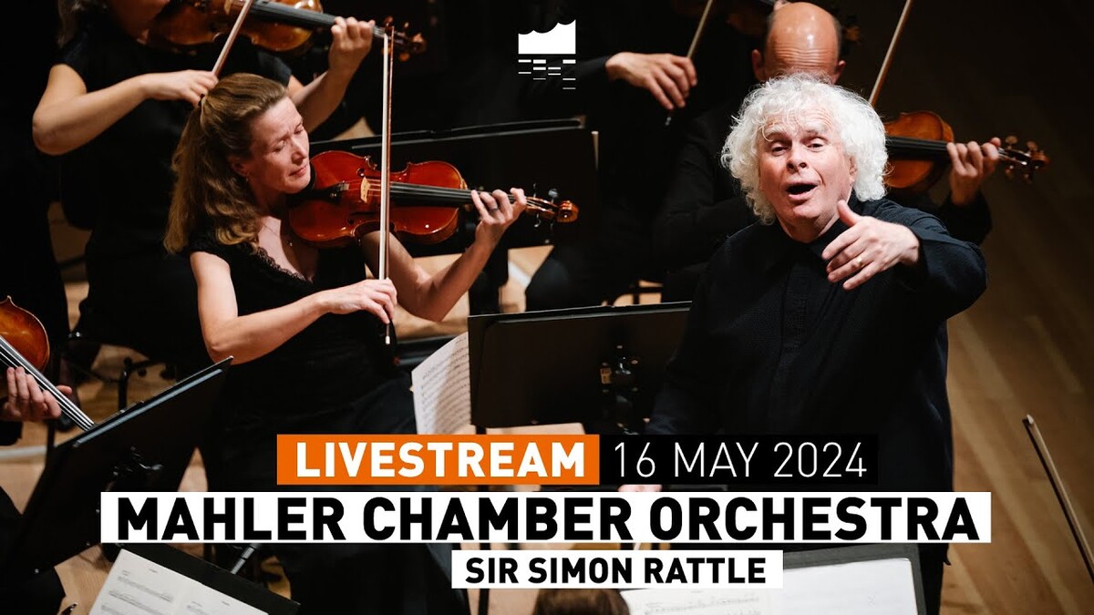 Sir Simon Rattle dirigiert Mozart by Mahler Chamber Orchestra / Simon Rattle (Video, Classical ...