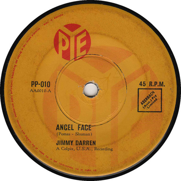 Angel Face / I Don't Wanna Lose You by James Darren (Single): Reviews ...