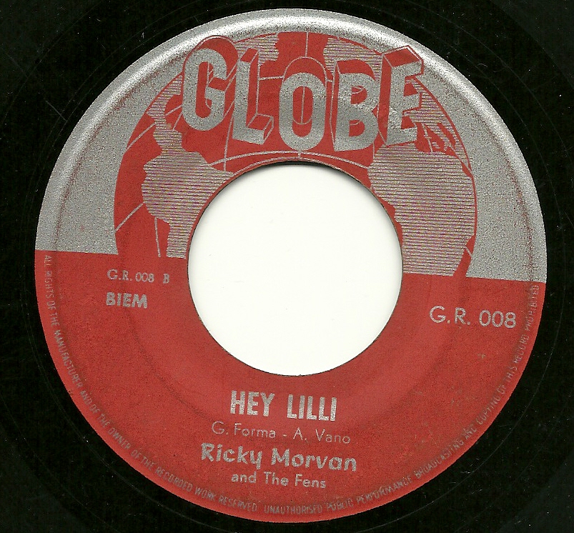 Hey Lilli / Silhouette of My Dream by Ricky Morvan (Single; Globe; G.R ...