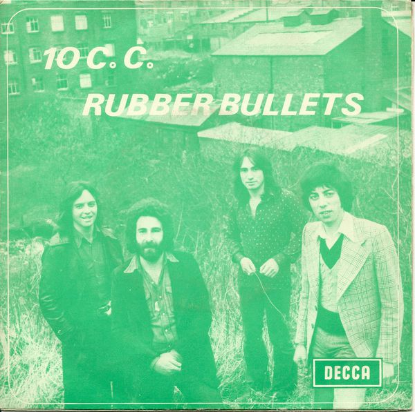 Rubber Bullets / Waterfall by 10cc (Single; Decca; 105.26.379-Y ...