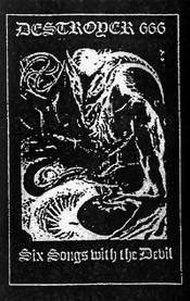 Six Songs With the Devil by Destroyer 666 (Additional release, Black ...