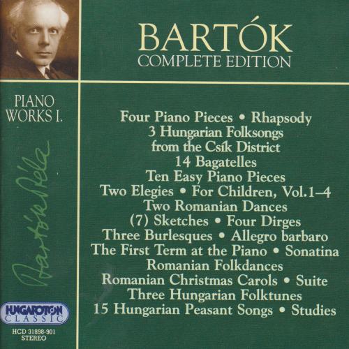 Complete Edition: Piano Works I. by Béla Bartók (Compilation ...