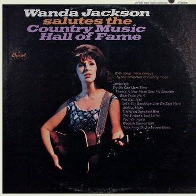 Salutes the Country Music Hall of Fame by Wanda Jackson (Album; Capitol ...