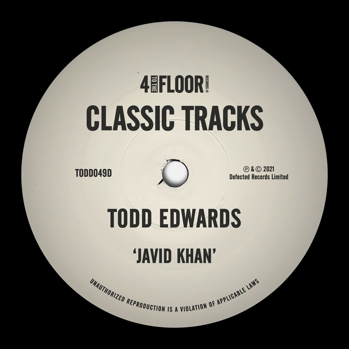 Javid Khan by Todd Edwards (Single; 4 to the Floor; TODD049D): Reviews ...