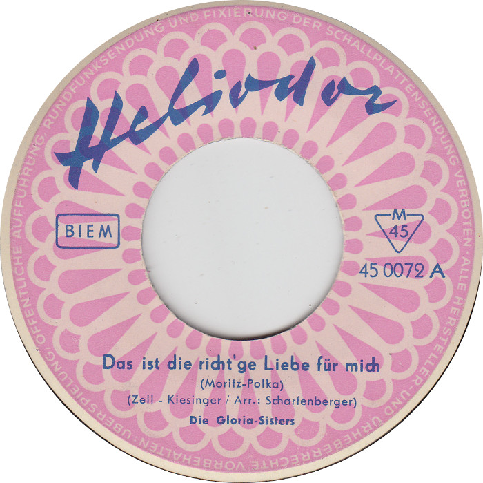 Das ist die richt'ge Liebe für mich (Moritz-Polka) / Kolumbina (He ...