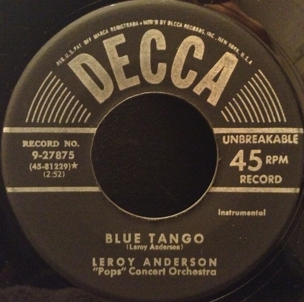 Blue Tango / Belle of the Ball by Leroy Anderson "Pops" Concert ...