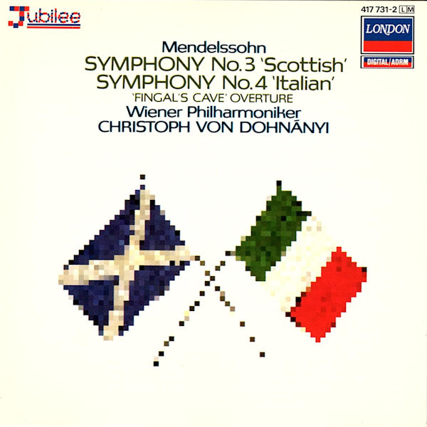 Symphony No. 3 & 4; Hebrides Overture by Wiener Philharmoniker / Christoph von Dohnányi ...