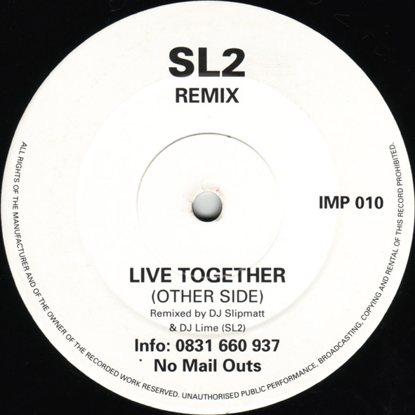 Live Together (SL2 Remix) by DJ Seduction (Single, Breakbeat Hardcore ...