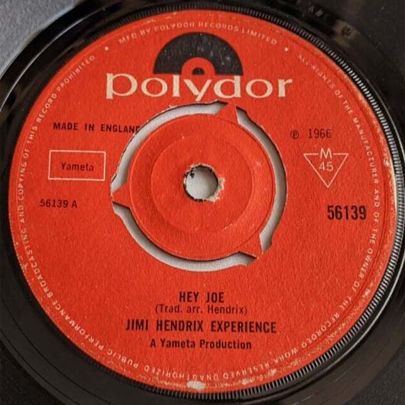 Hey Joe / Stone Free by Jimi Hendrix (Single, Blues Rock): Reviews ...