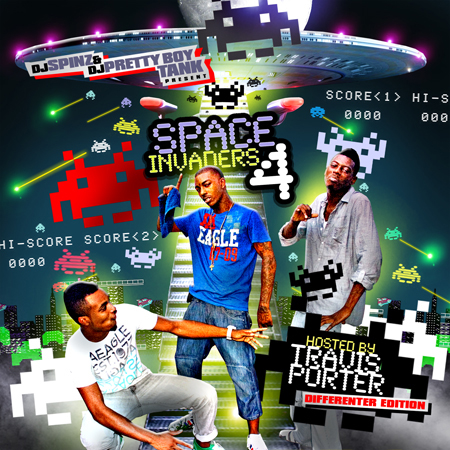 Space Invaders 4 by DJ Spinz & DJ Pretty Boy Tank (Mixtape, Southern ...