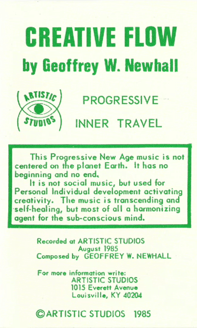 Creative Flow by Geoffrey W. Newhall (Album, New Age): Reviews, Ratings ...
