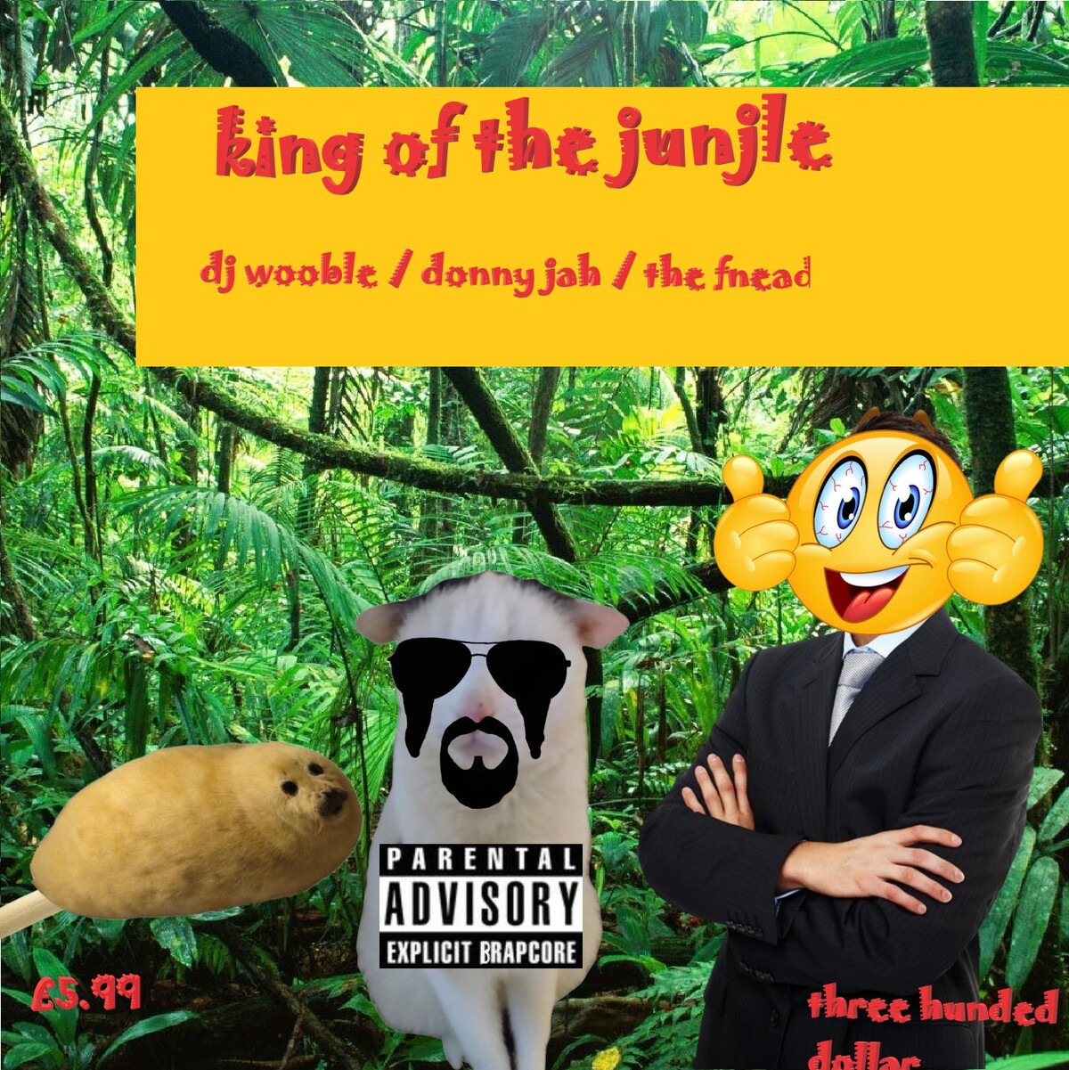 king of the junjle by DJ Wooble / Donny Jah / The Fnead (EP, Spoken ...